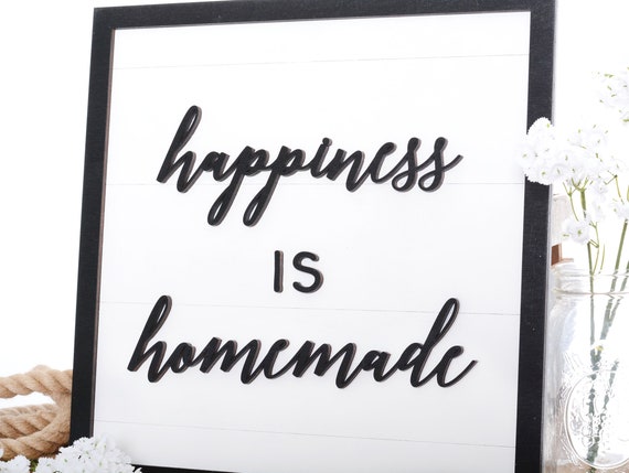 Farmhouse Kitchen Sign, 3D Raised Wood Sign, Farmhouse Decor, Farmhouse ...