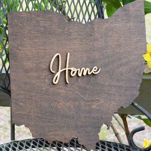 Ohio Wall Art, Ohio Home Decor, Ohio Wall Art Sign, Wall Home Decor ...