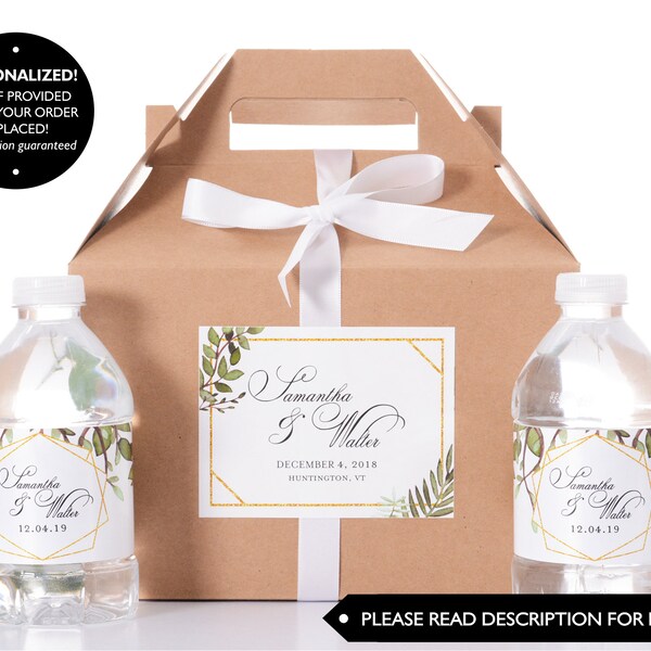 Welcome Boxes for Wedding Guests - Etsy