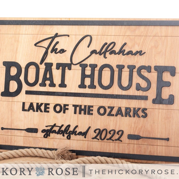 Boat House Sign - Etsy