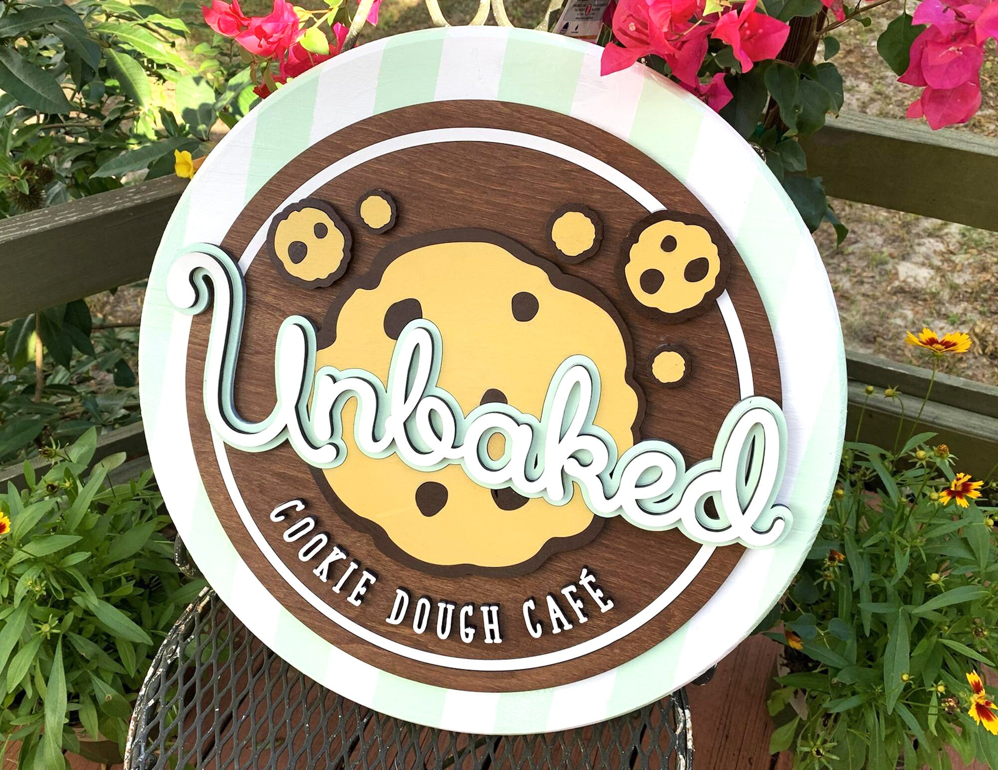 Cookie Dough Sign Cookie Logo Sign Custom Logo Storefront | Etsy