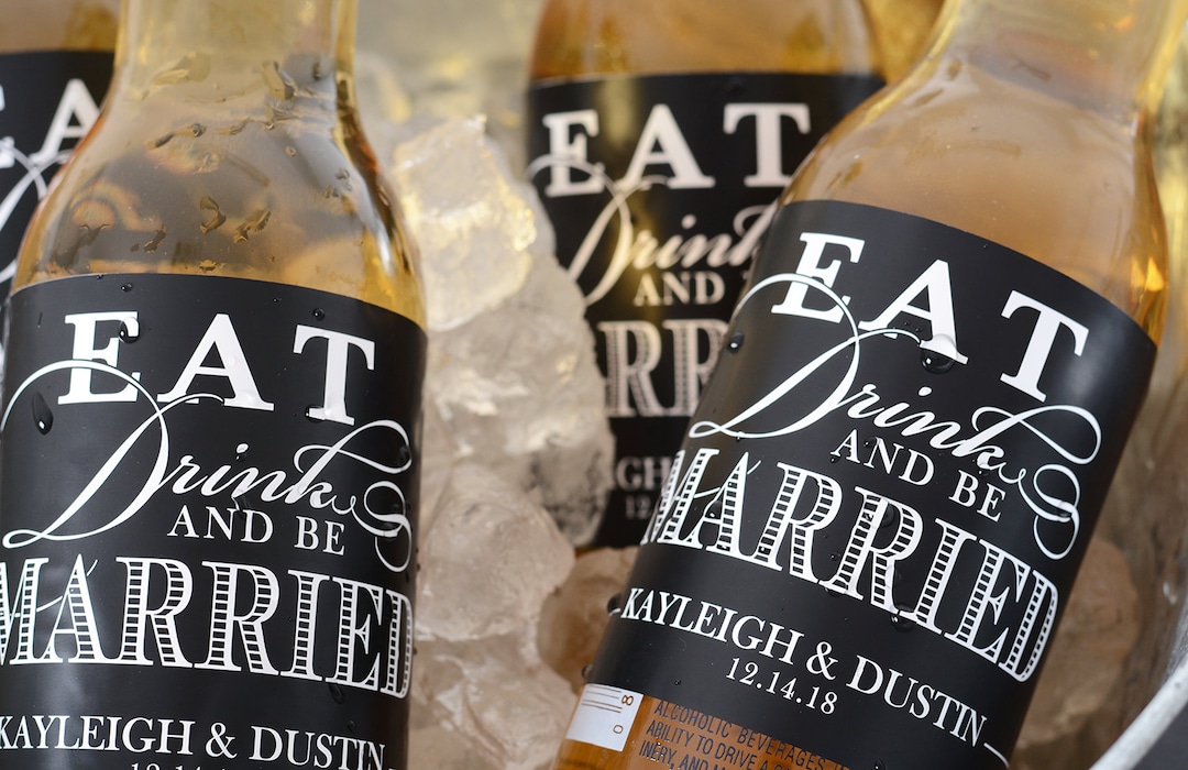 Wedding Beer Bottle Labels Beer Labels Custom Beer Bottle Labels ...