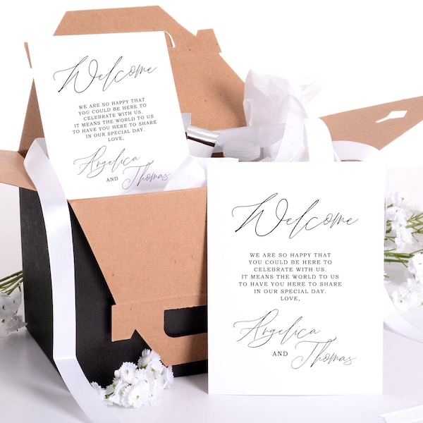 Wedding Welcome Box - Etsy
