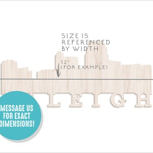 Raleigh Wall Sign, City Skyline Wall Decor, Raleigh Wall Art, Skyline ...