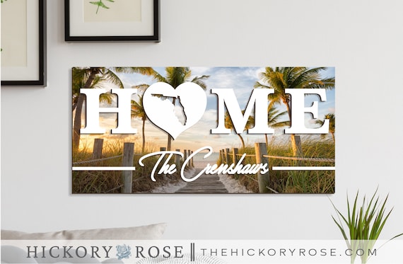 Custom Florida Sign | 3D Wood Wall Sign | Florida Decor, Florida Gifts ...