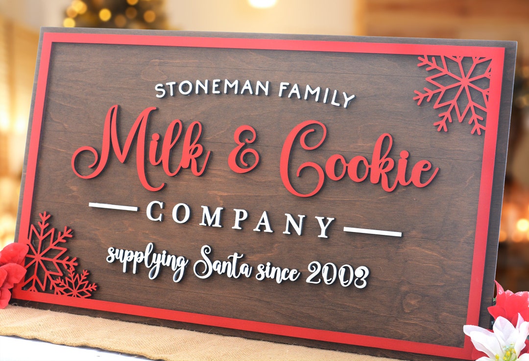 Custom Christmas Sign, Christmas Wall Decor, 3D Wood Sign, Custom ...