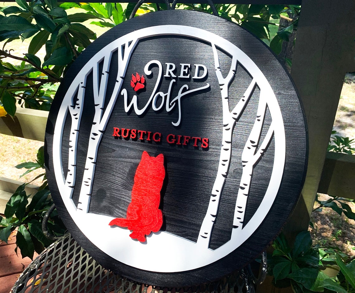 Custom Logo Sign Shop Logo Sign Gift Shop Window Sign | Etsy