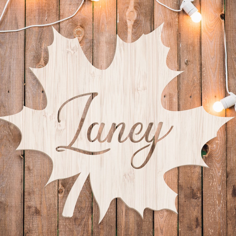 Maple Leaf Sign - Etsy