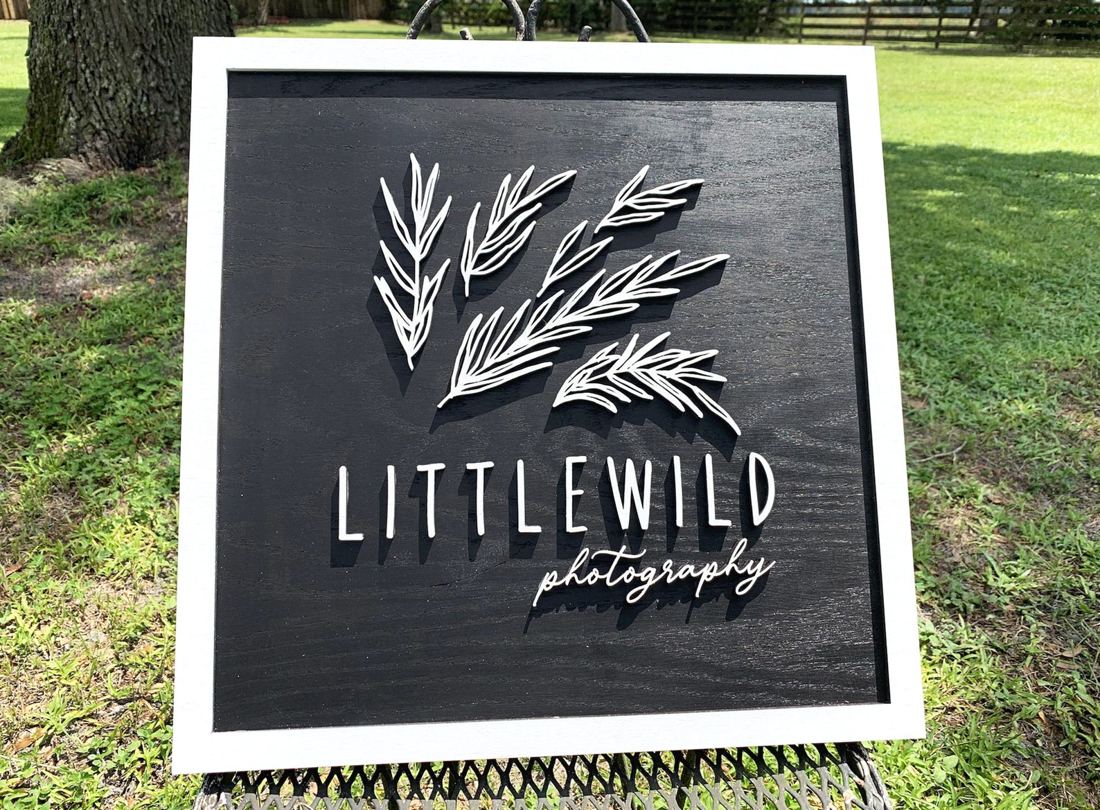 Photography Logo Sign Custom Logo Sign Raised 3D Logo Sign - Etsy