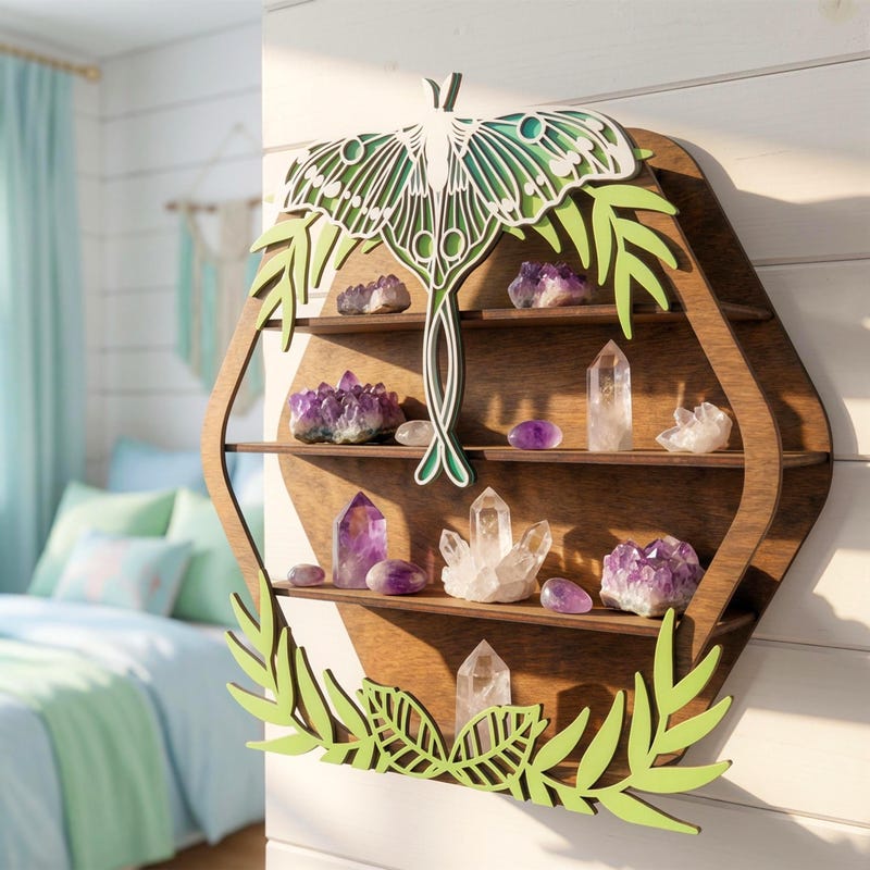 Moth Shelf - Etsy