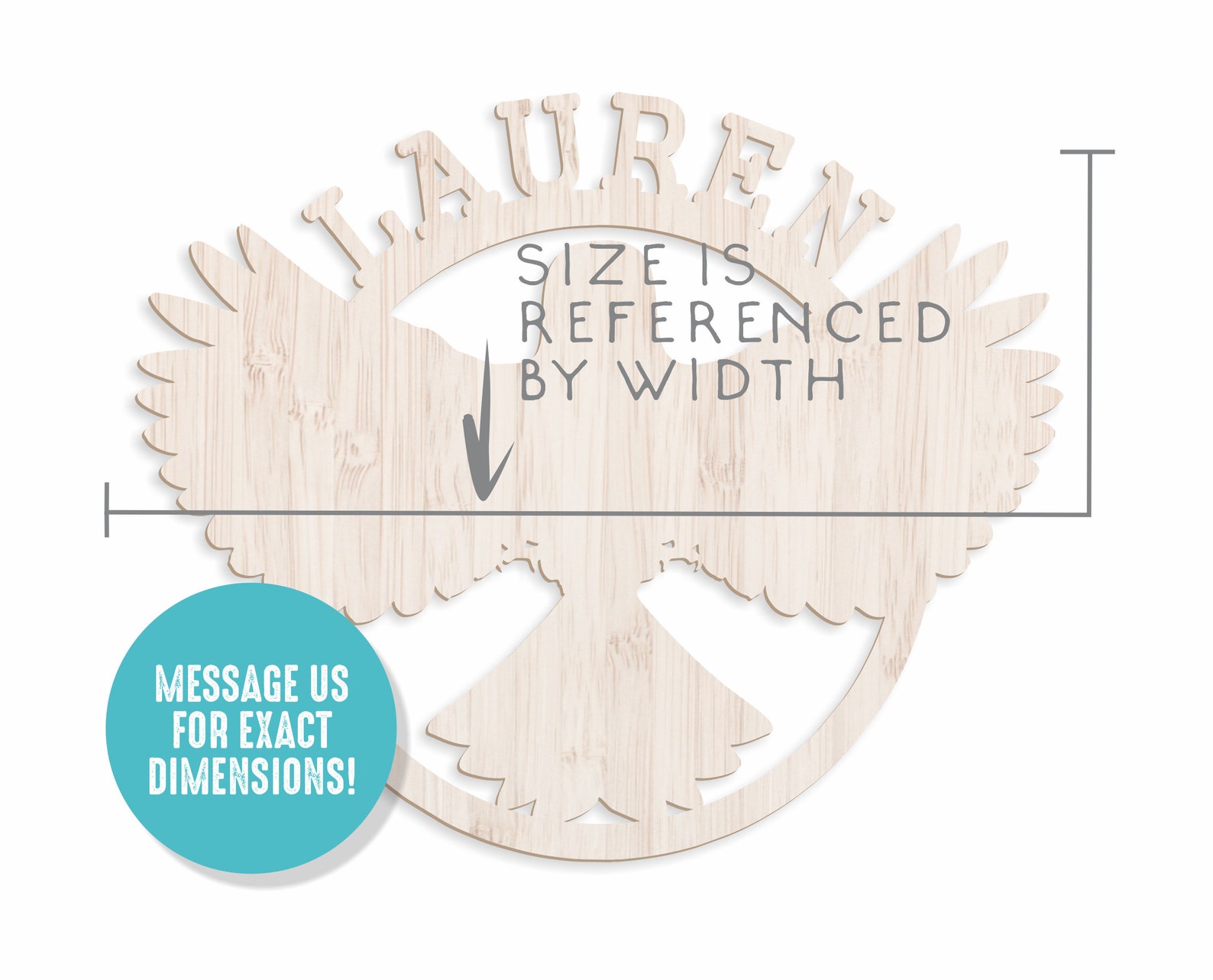 Dove Bird Wall Hanging Custom Dove Name Sign Bird Wall Art - Etsy UK