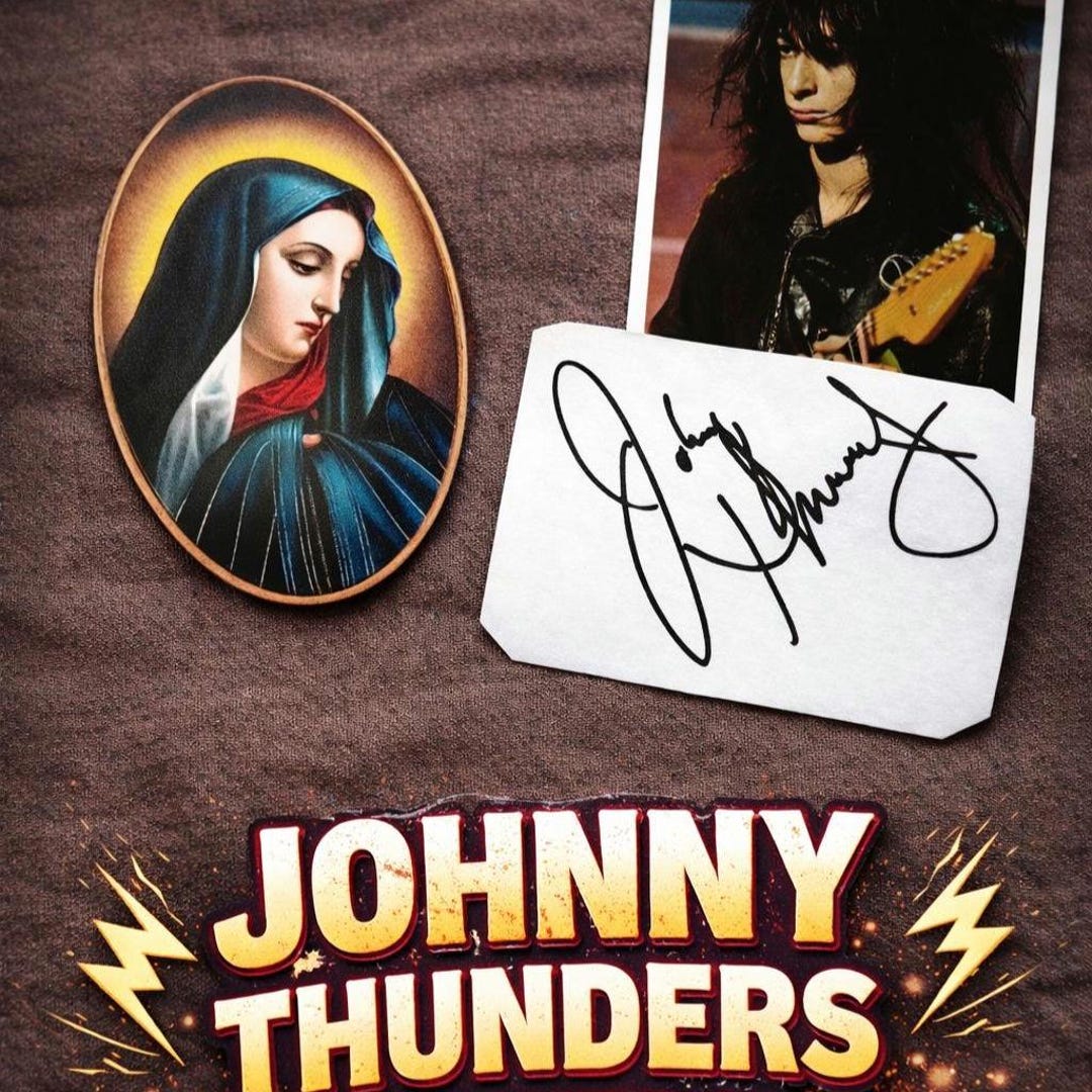 Johnny Thunders Guitar Sticker | Les Paul Junior TV Vinyl Decal | Punk ...