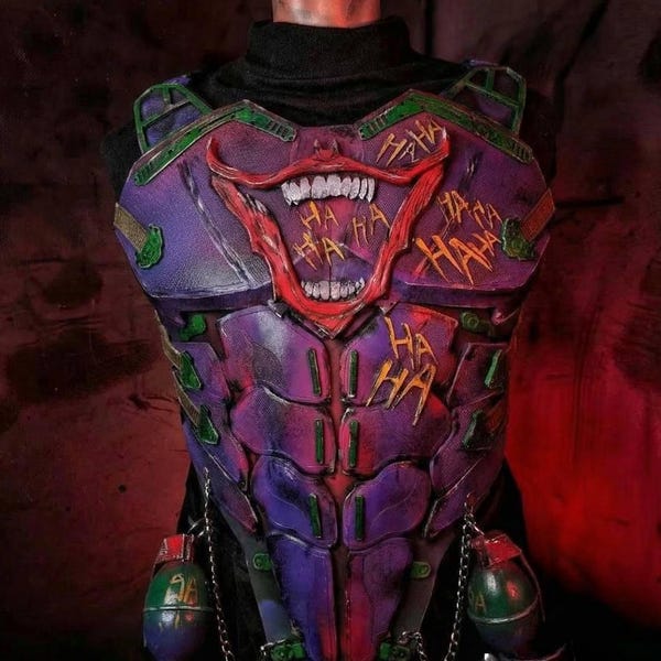 Joker Armor Costume - Etsy