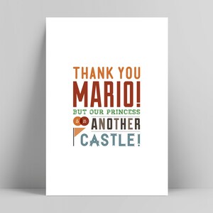 Super Mario Bros. Video Game Quote Print - Etsy