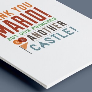 Super Mario Bros. Video Game Quote Print - Etsy