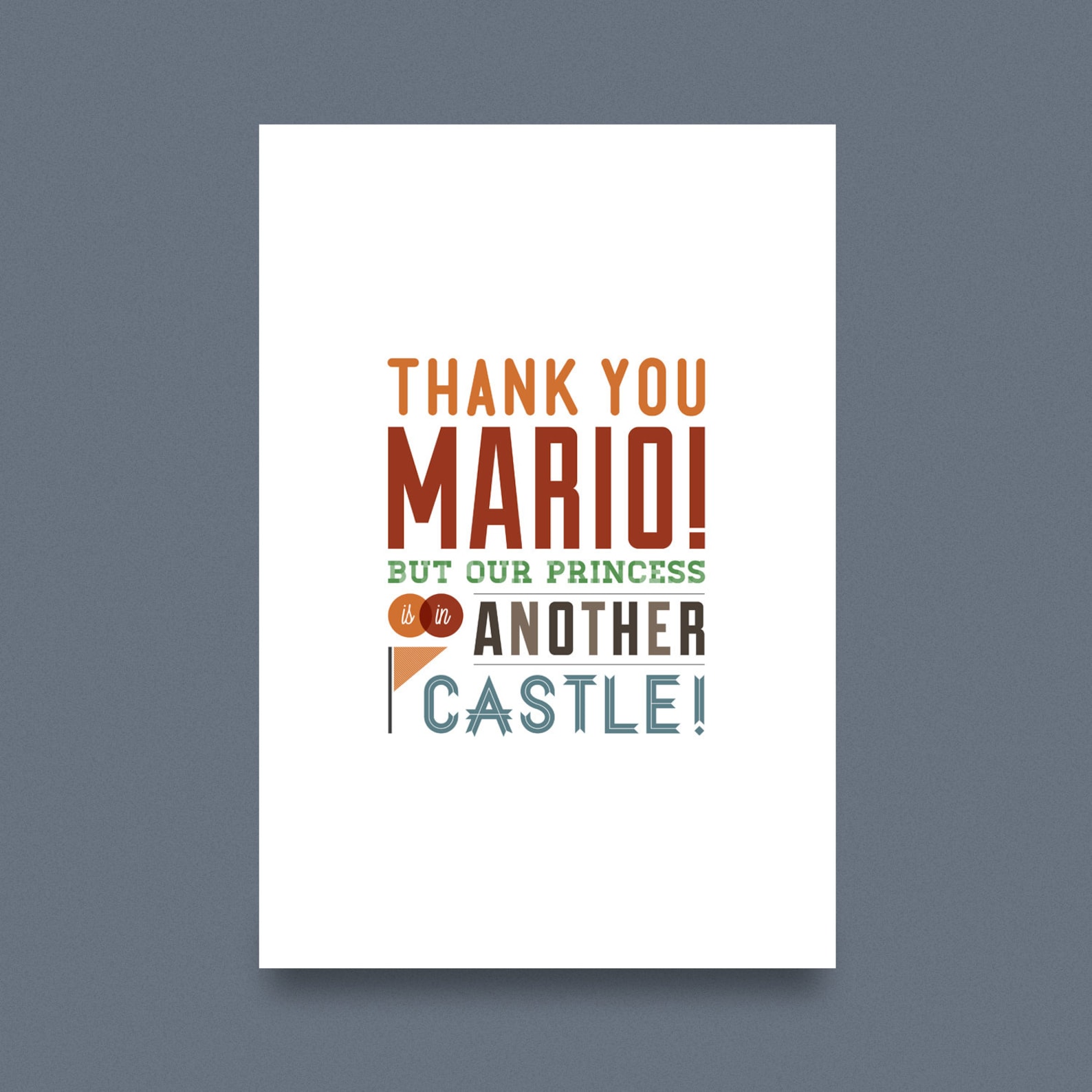 Super Mario Bros. Video Game Quote Print - Etsy