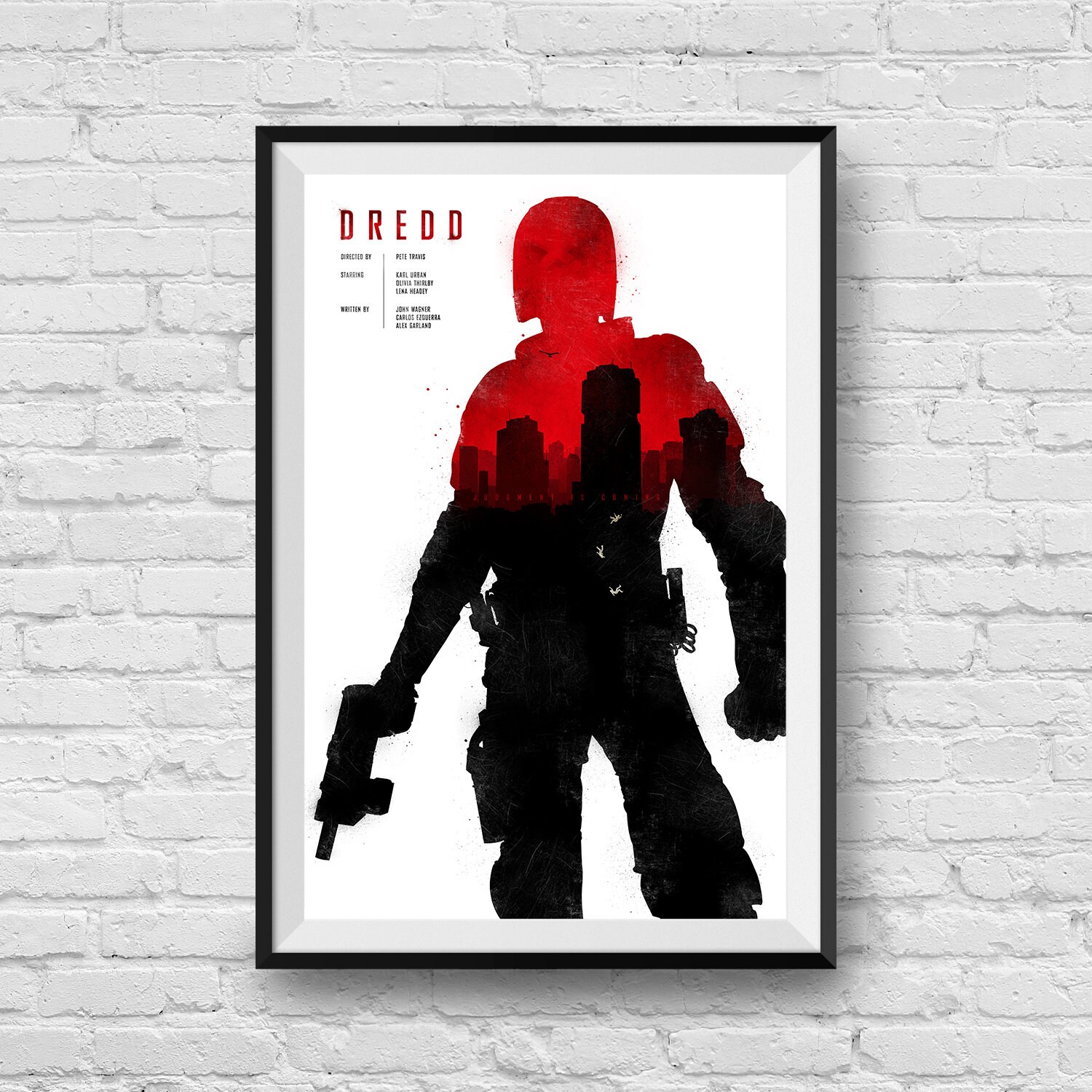 Dredd Inspired Print | Etsy