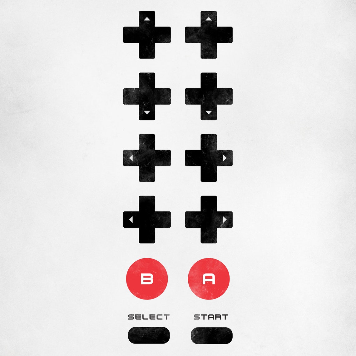 Contra Code Inspired Print | Etsy