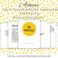 CDA Professional Portfolio Templates - Etsy