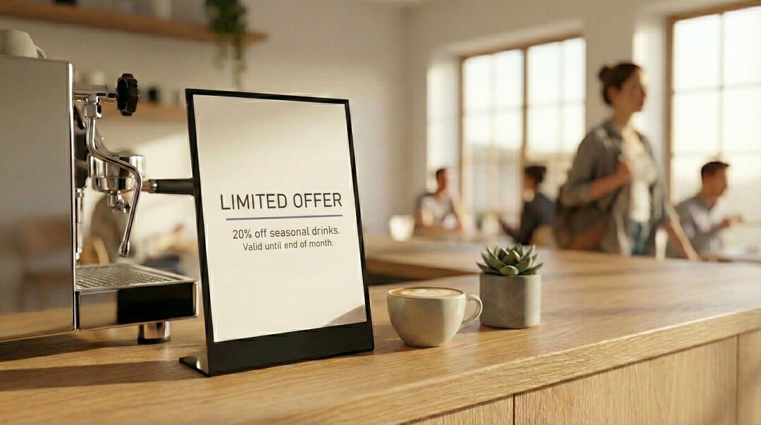 Cafe Limited Offer Sign, Modern Retail Poster (digital Download, PDF ...