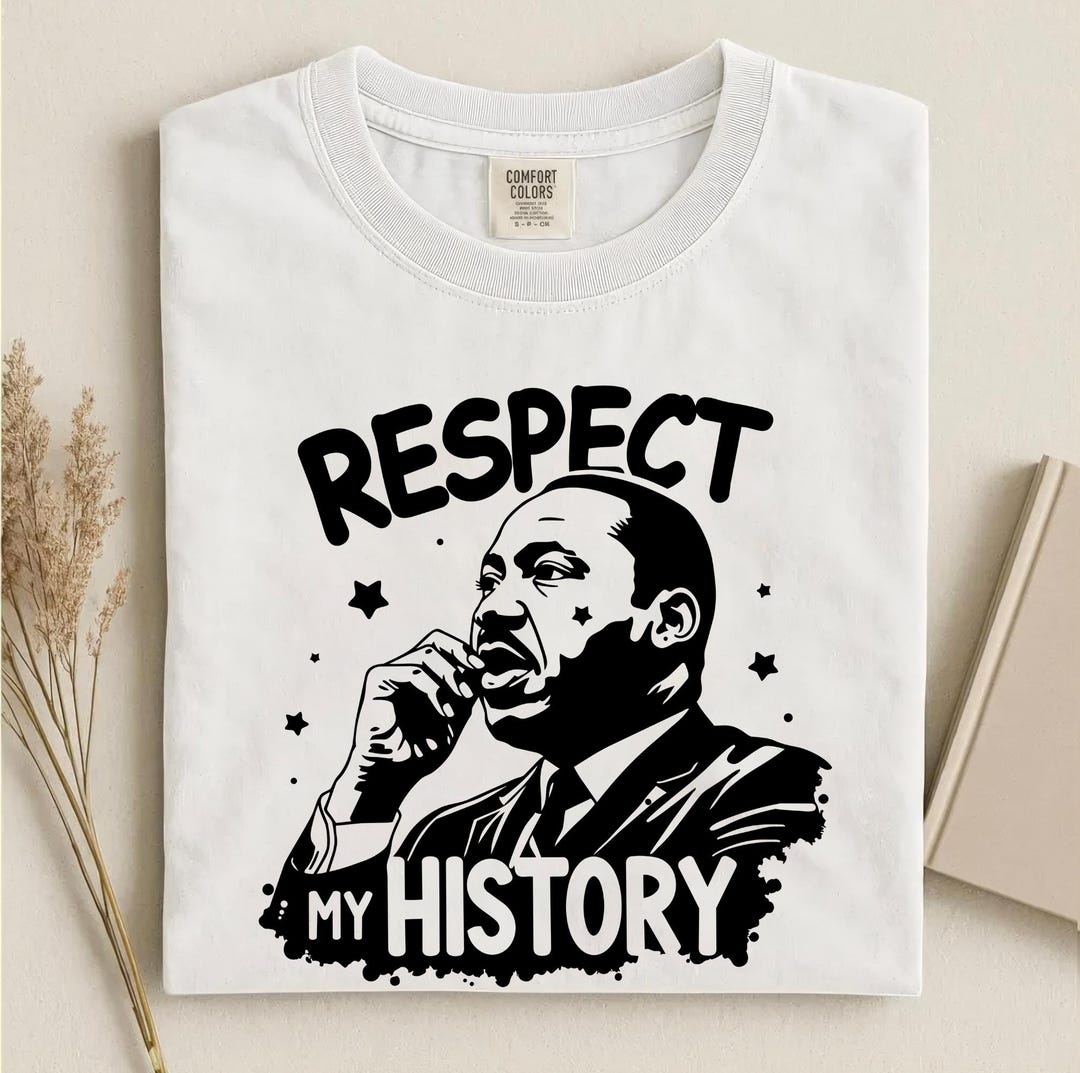 Respect My History T-shirt | Civil Rights Portrait Tee - Etsy
