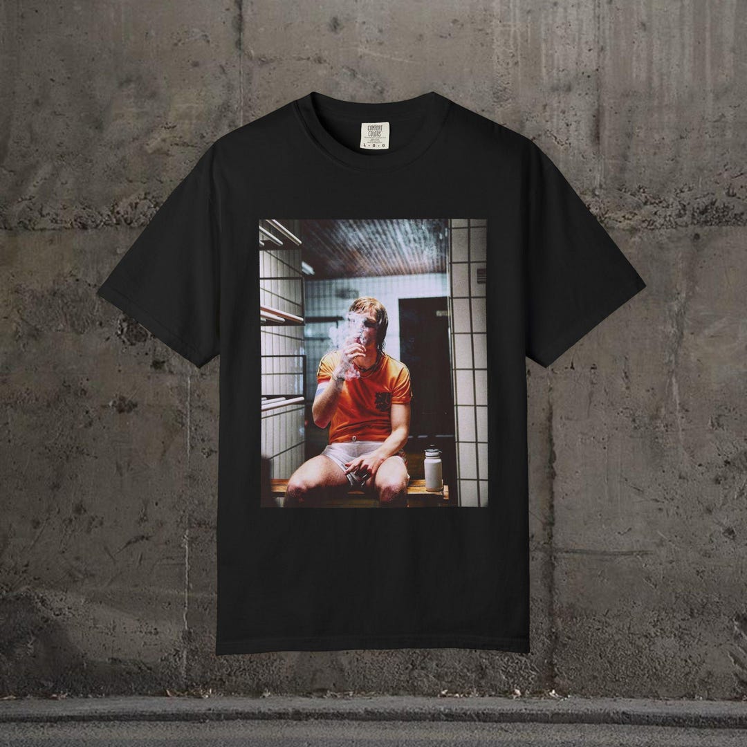 Johan Cruyff Vintage Shirt | Retro Total Football Graphic Tee ...