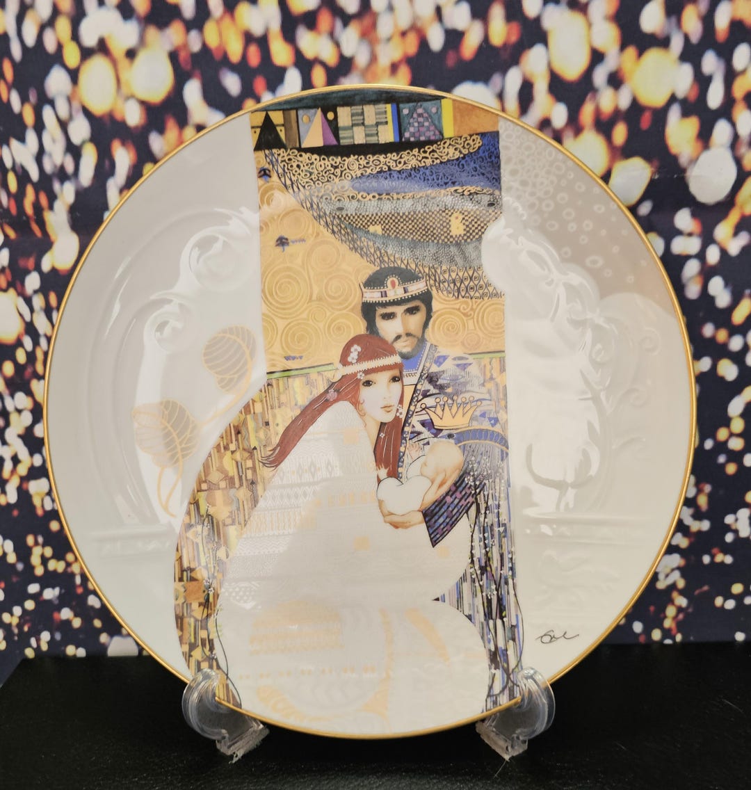 Vintage 1983 20.25" Edwin Knowles Limited Edition "bathsheba and ...