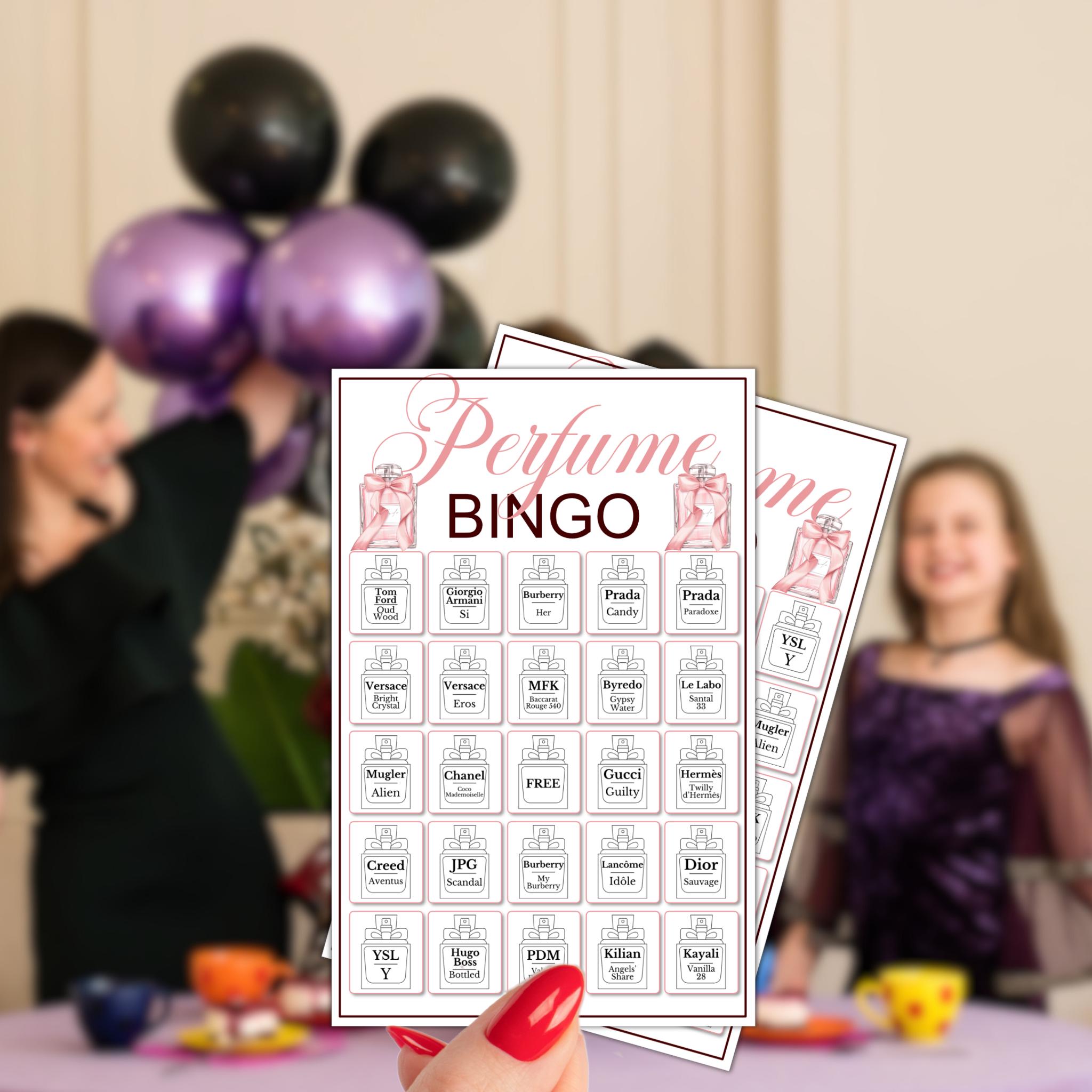 Perfume Bingo Game Printable | Instant Download - Etsy