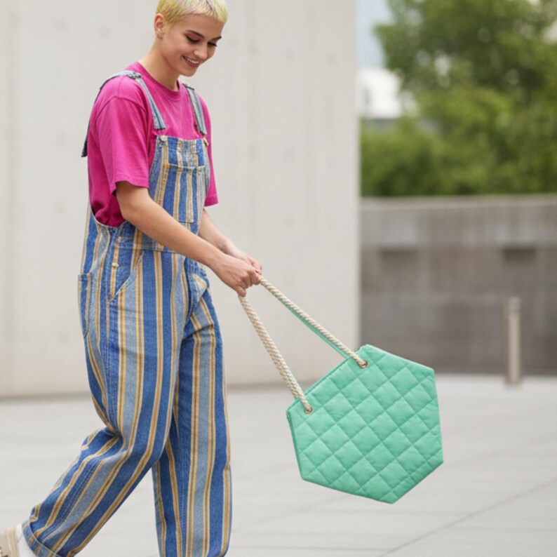 Carryall | Quilted Tote Bag Sewing | Pattern | DIY Tote Bag Tutorial ...