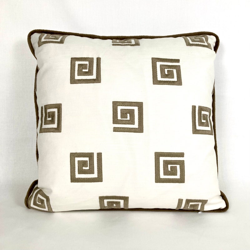 Greek Key Pillow - Etsy