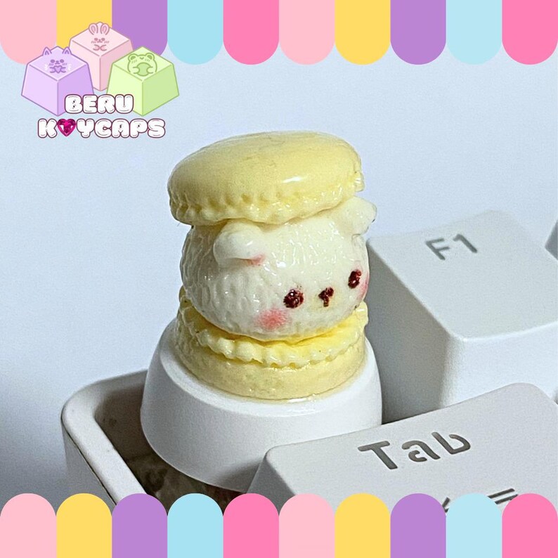 Macaron Keycaps for Mechanical Keyboard Cute Keycaps - Etsy