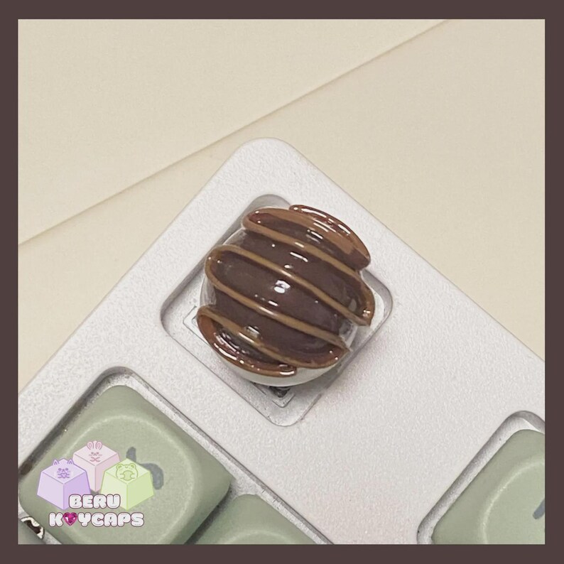 Custom Artisan Keycaps Chocolate Ball Keycaps for Mechanical Keyboard ...