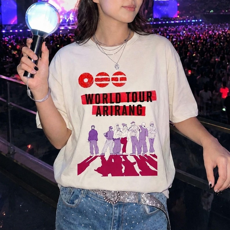 BTS Bangtan World Tour Concert Shirt, Kpop Army Merch, US Tour Outfit ...