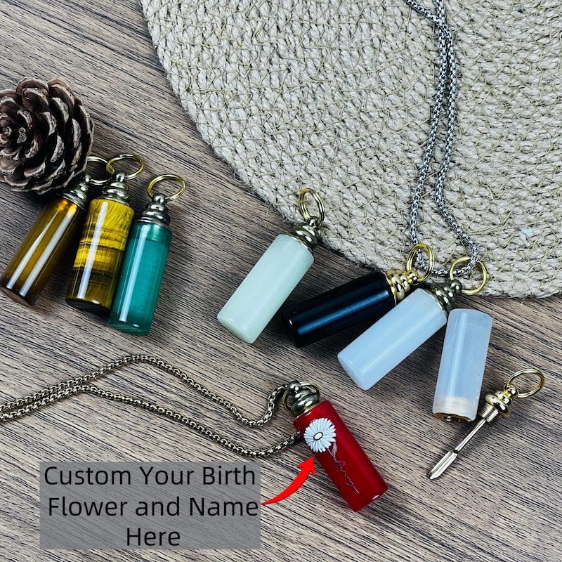 Mini Bottle Necklace - Etsy