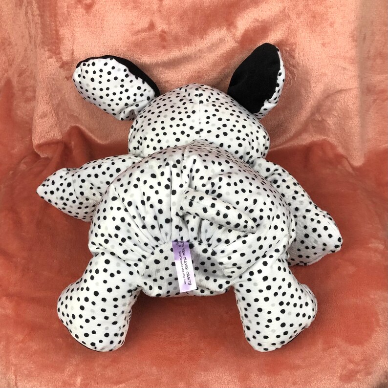 Dalmatian Dog Puffalump Inspired Plush Animal Handcrafted - Etsy