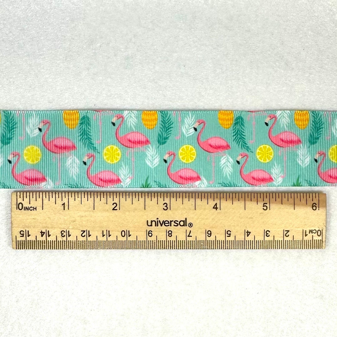 Flamingo Grosgrain Ribbon - 1.5” Wide - by the Yard -hair Bows ...