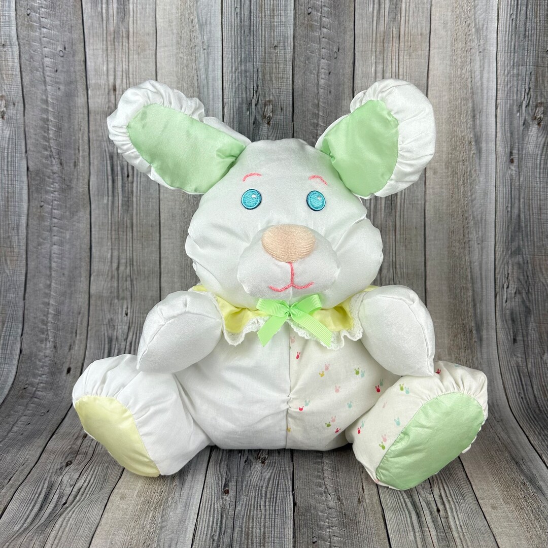 Puffalump Replica Bunny Rabbit - New Handmade With Rattle - Sanded ...