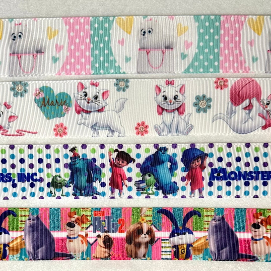 Pets Marie Monsters Grosgrain Ribbon - 1.5” Wide - by the Yard -hair ...