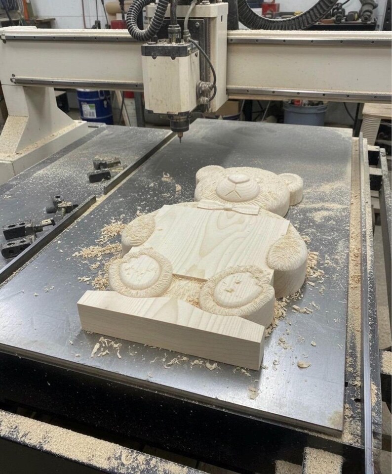 Teddy Bear 3D STL Files for CNC and 3D Printer. - Etsy