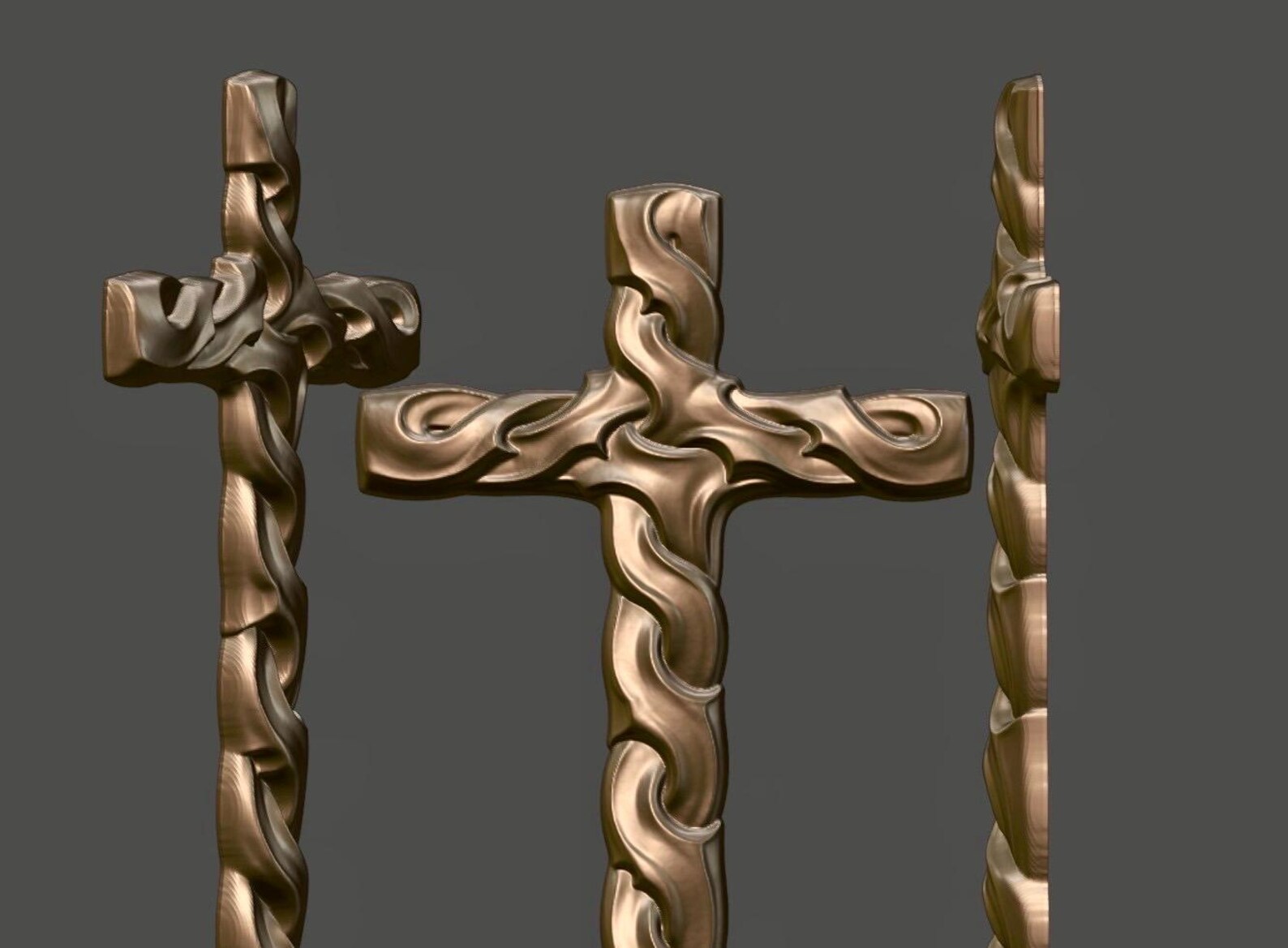 Elegant Ornate Cross 3D STL – Digital Download for CNC / 3D Print - Etsy
