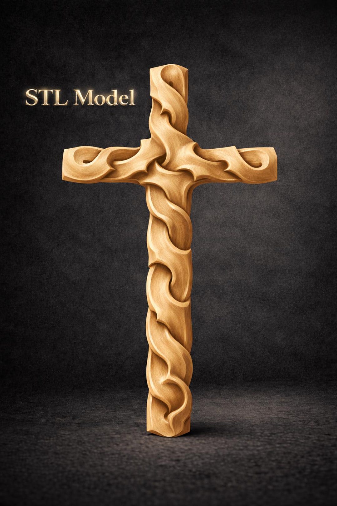 Elegant Ornate Cross 3D STL – Digital Download for CNC / 3D Print - Etsy