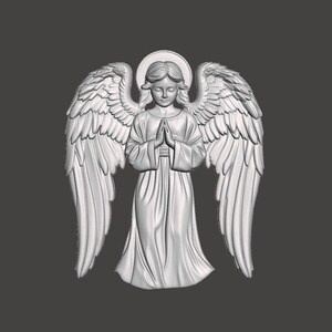 Angel STL 3D Model for CNC & 3D Printing - Etsy