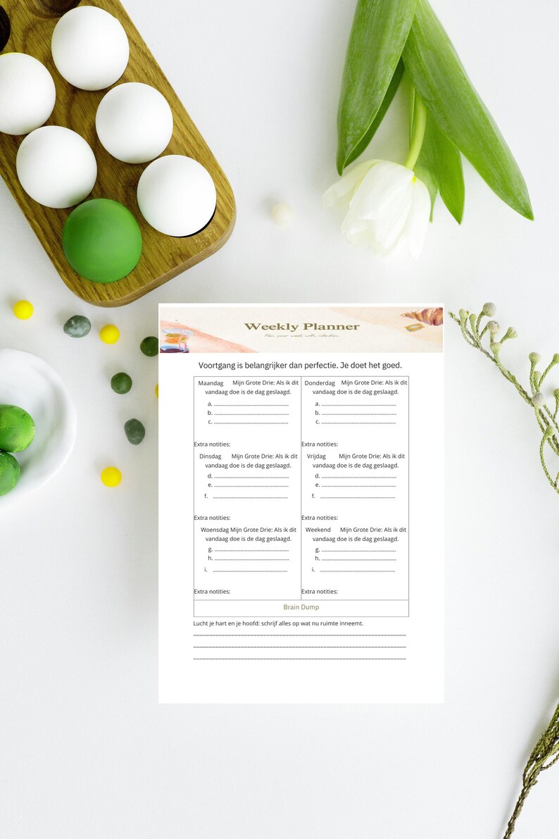 2026 ADHD Weekly Planner PDF | Digital and Printable | Focus and ...