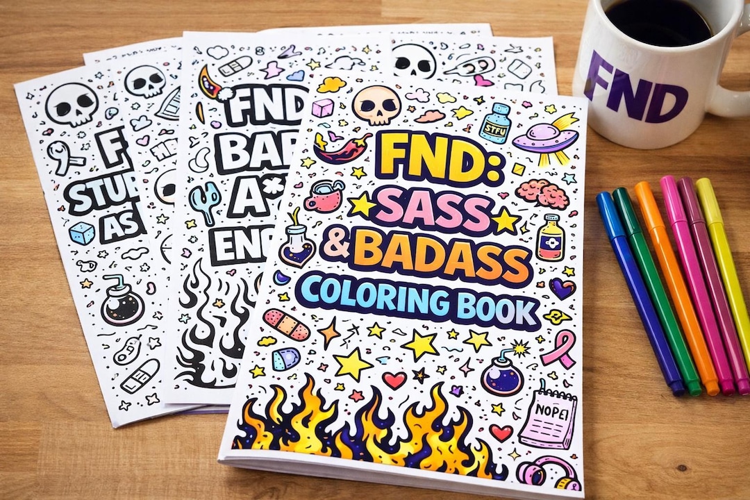 FND Warrior Colouring Book – Spicy Edition - Etsy