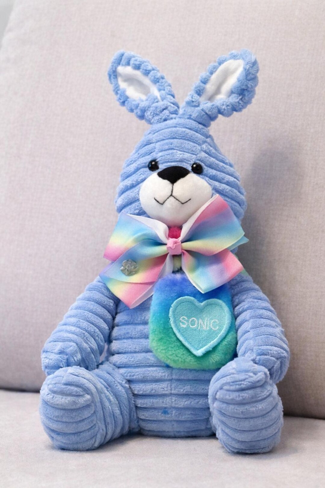 Sonic the Stoma Bunny - Etsy