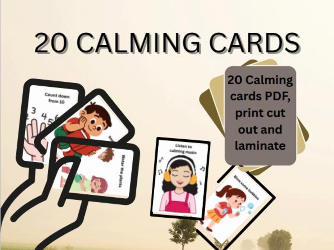 Calming Cards for Kids | Emotional Regulation & Mindfulness Cards ...