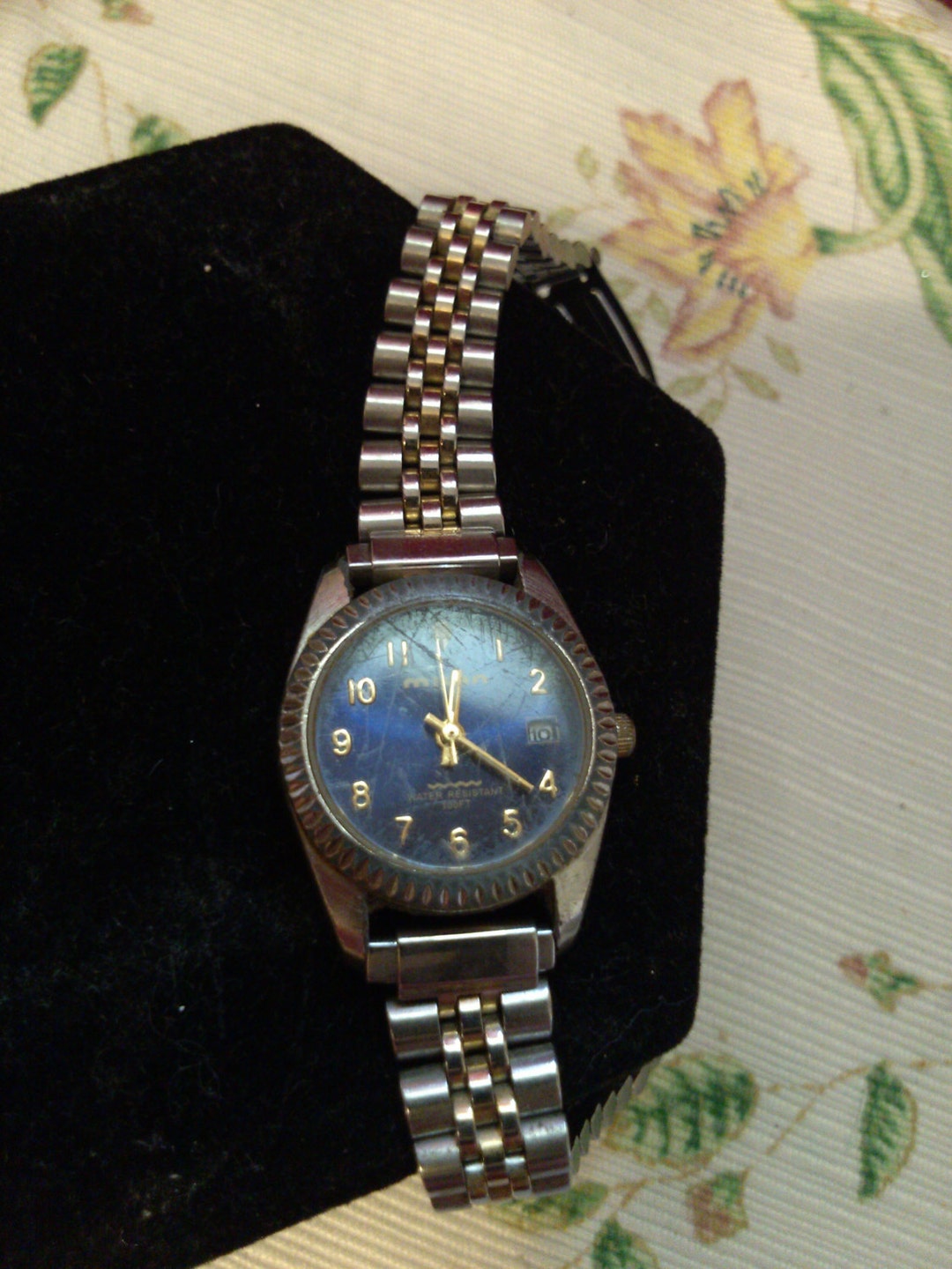 Milan Quartz Watch With Gold and Silver Mesh Band That Snaps - Etsy UK