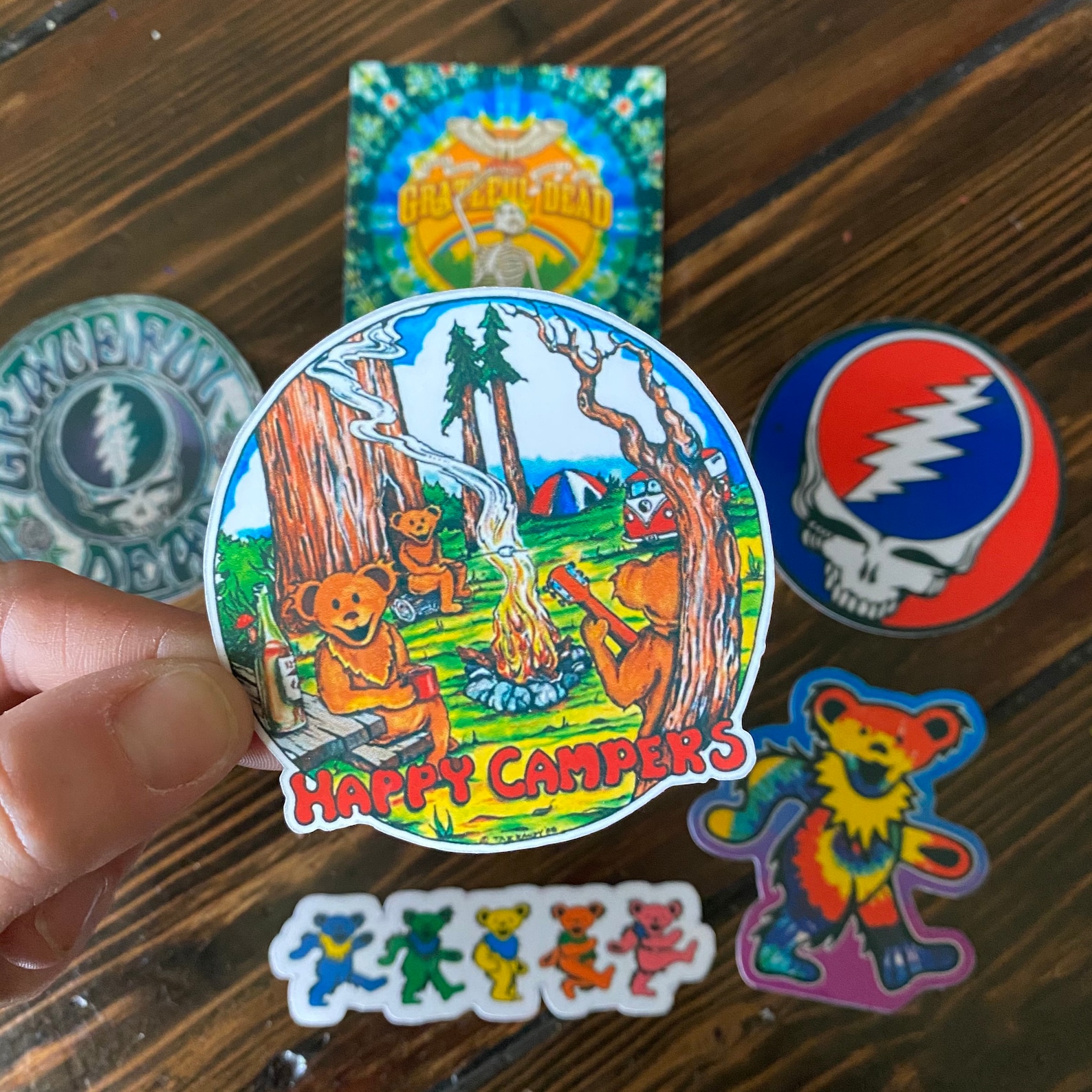 Grateful Dead Sticker Pack Grateful Dead Stickers | Etsy
