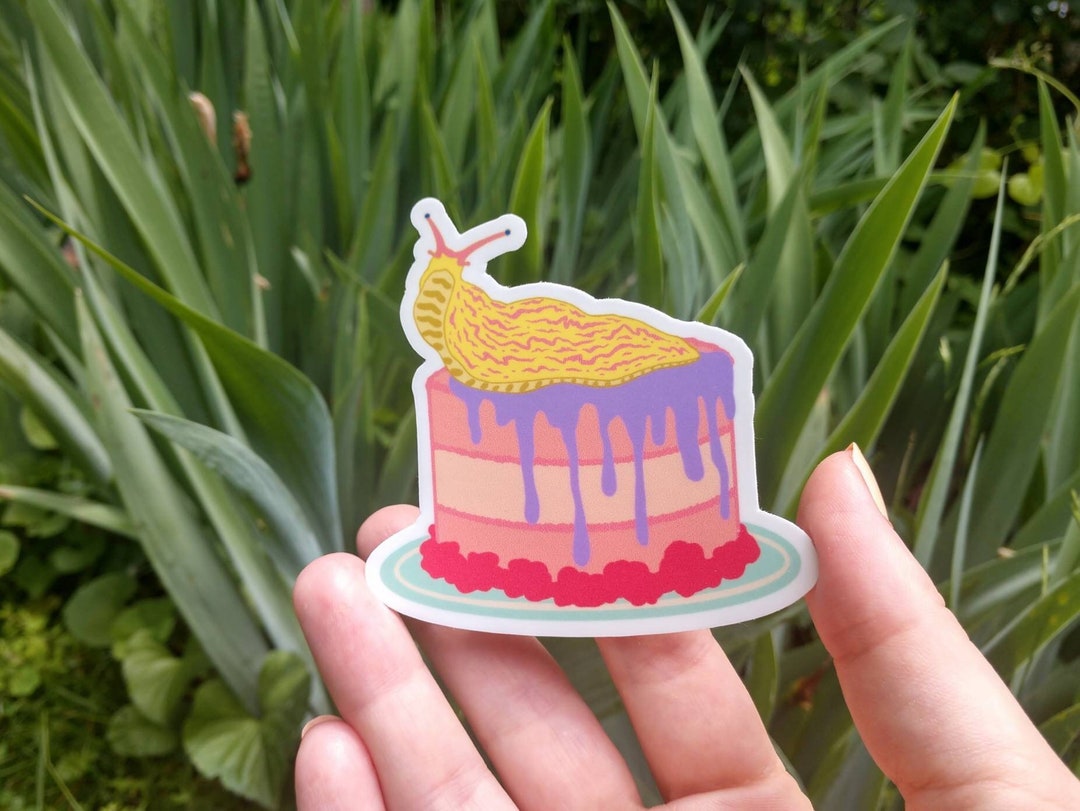 Slug Cake Die-cut Sticker - Etsy