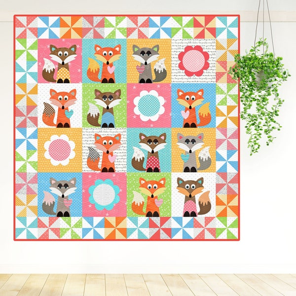 Fox Baby Quilt Pattern - Etsy
